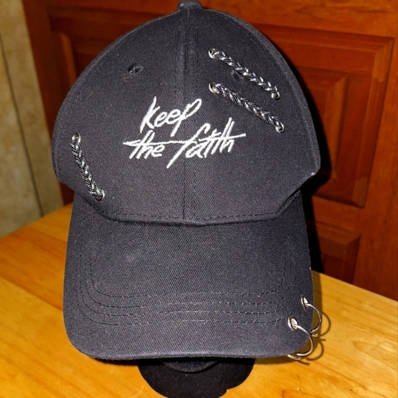XPCH | Accessories | An Xpch Keep The Faith Adjustable Black Hat With ...